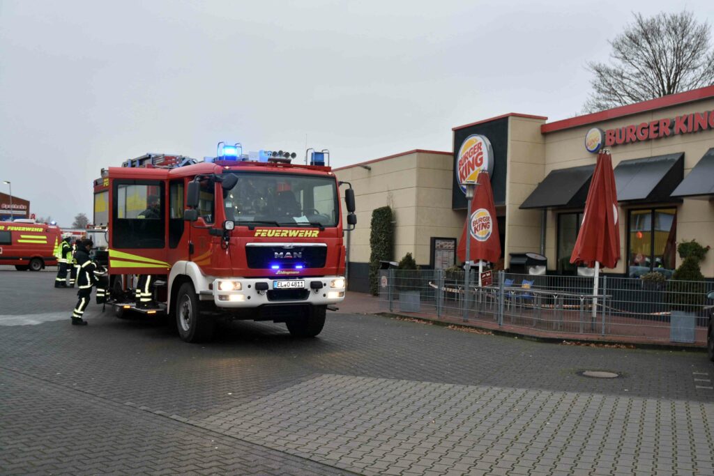 Brand in Schnellrestaurant in Lingen - Ems Vechte Welle