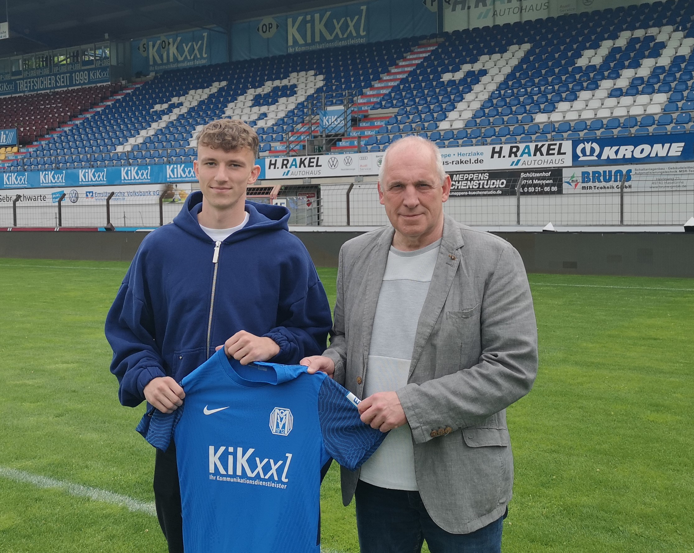 SV Meppen verpflichtet Mittelfeldspieler David Vogt - Ems Vechte Welle