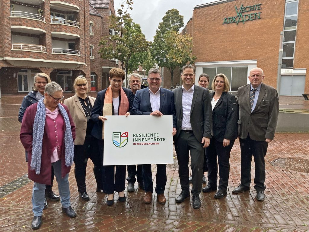 Nordhorn und Lingen werden Resiliente Innenstädte - Ems Vechte Welle