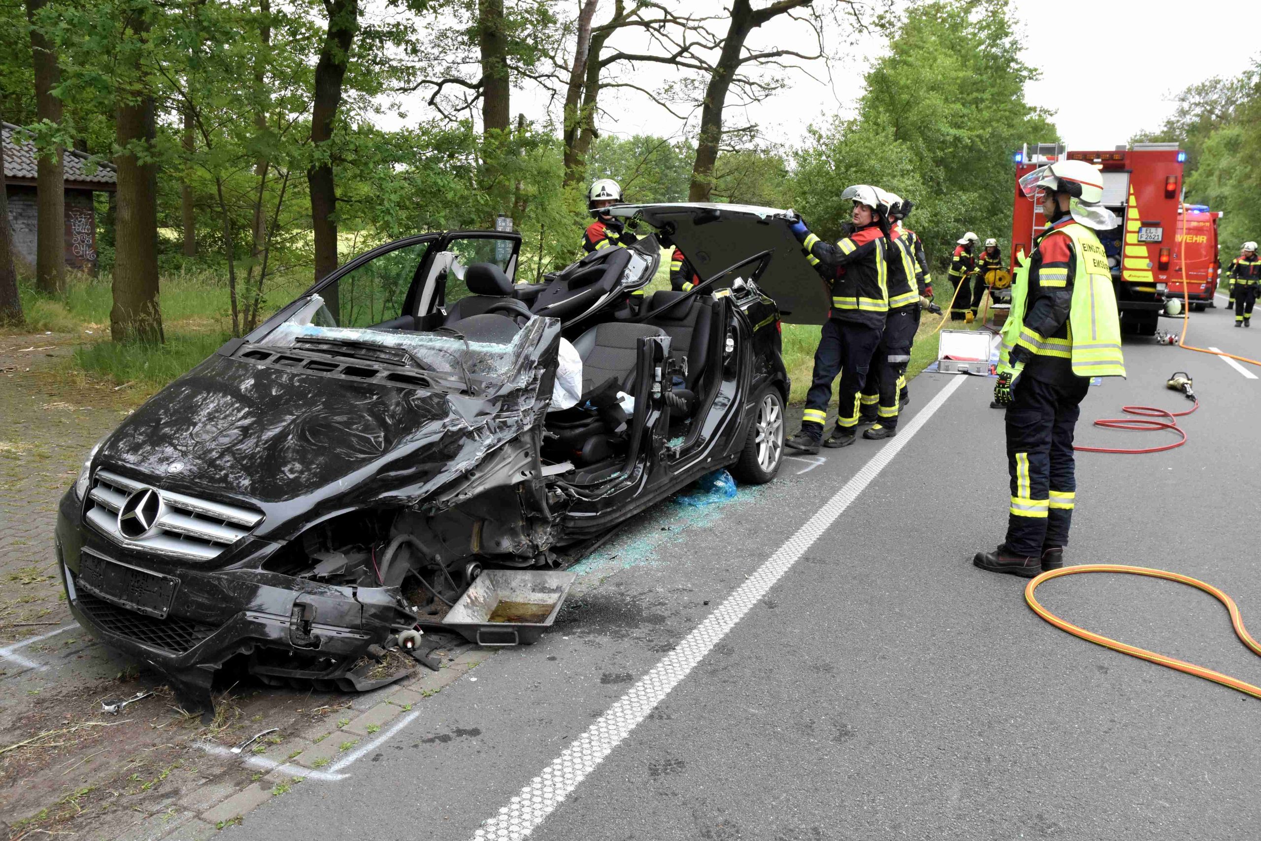 Drei Verletzte bei Autounfall in Emsbüren – Ems Vechte Welle