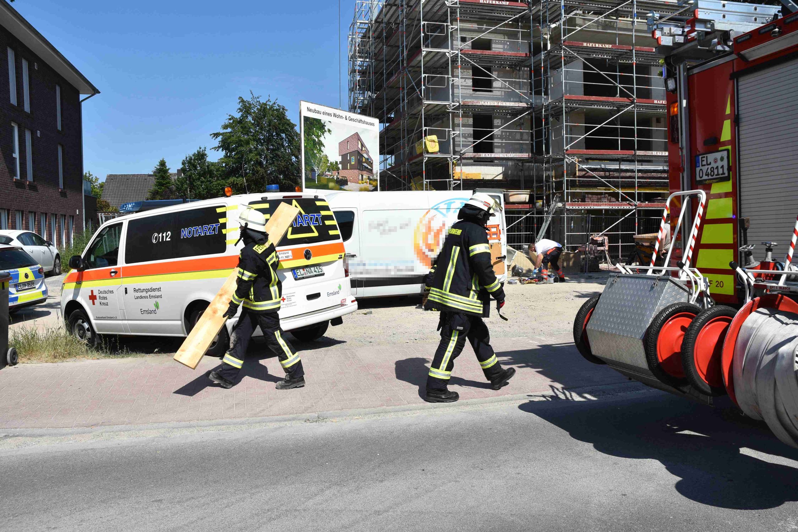 33-jährige Lingenerin bei Unfall in Darme unter Transporter eingeklemmt - Ems Vechte Welle