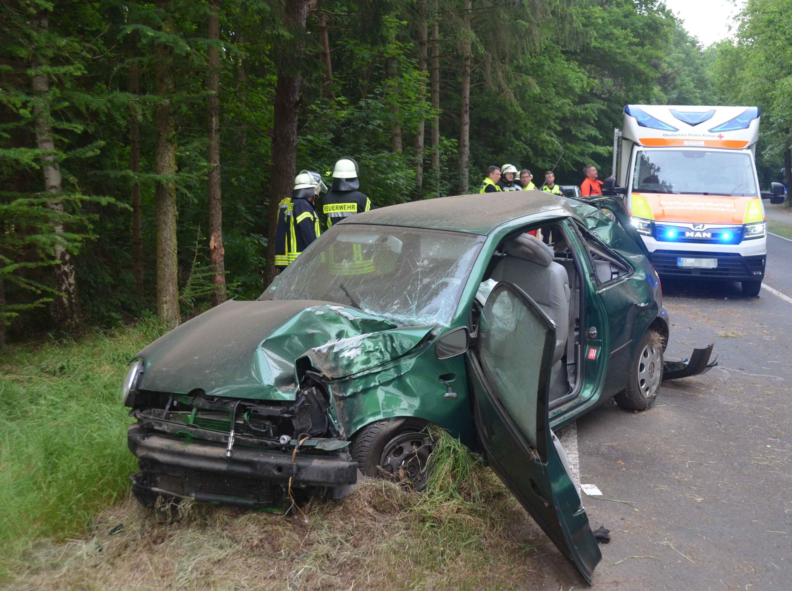 20-jährige Autofahrerin bei Verkehrsunfall in Langen leicht verletzt - Ems Vechte Welle