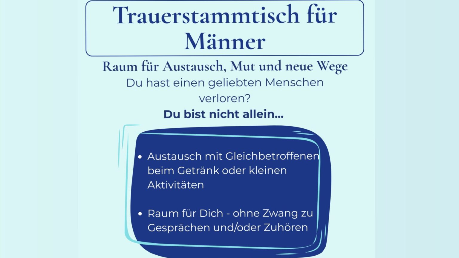 Wochenserie: Männertrauer vor Ort – Teil 3: Frank Kleine-Ruse's ...