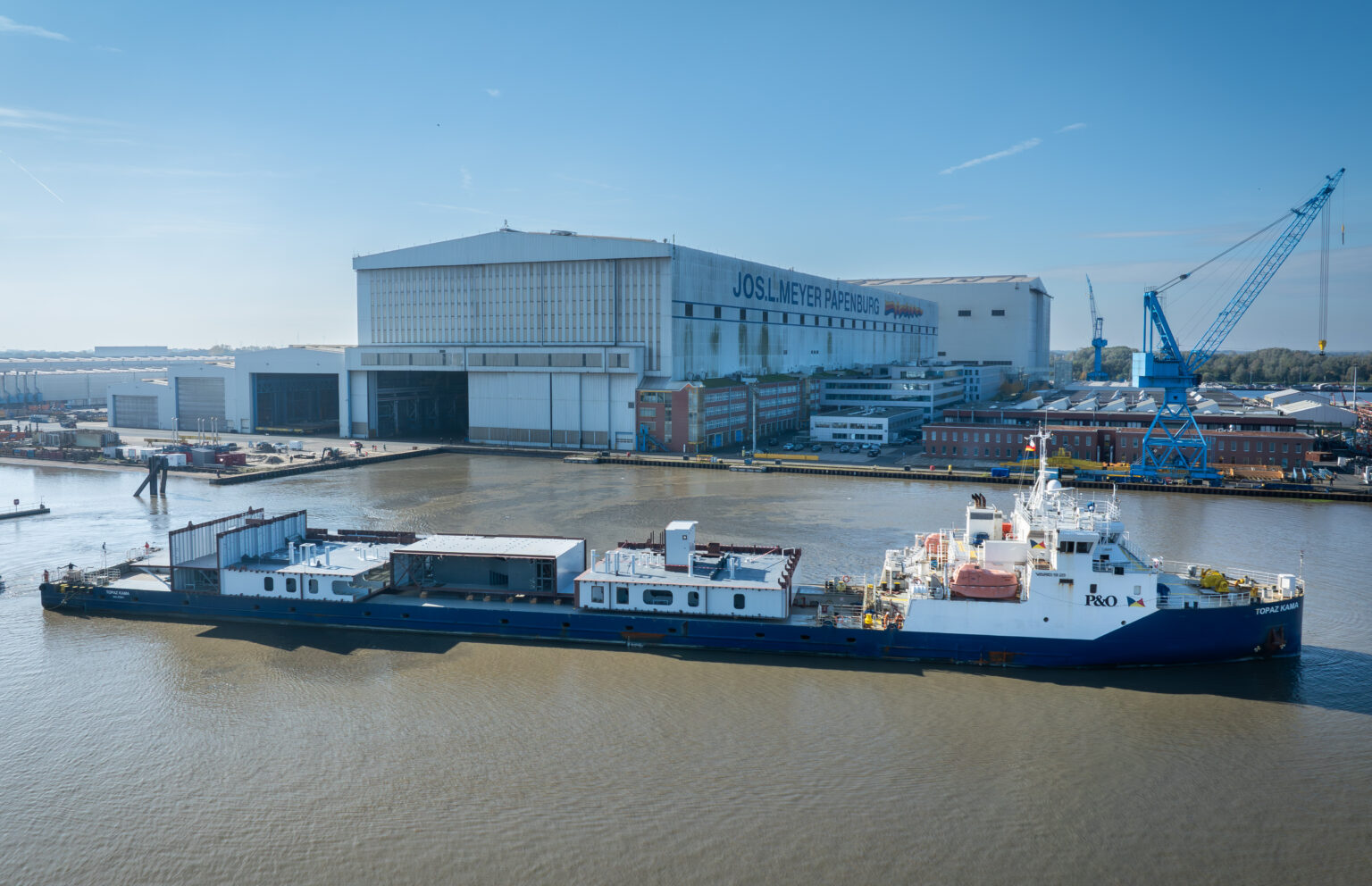 Meyer Werft stellt erste Bauteile für Offshore-Konverterplattform ...